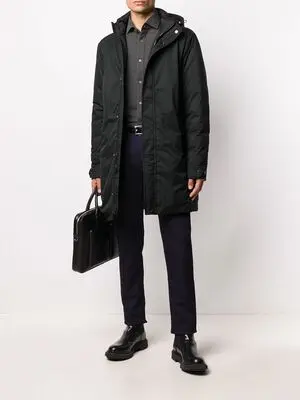 MOORER Hooded Padded Parka Coat