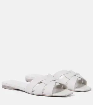 Women's Saint Laurent White Sandals