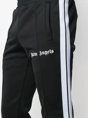 Palm Angels Logo Track Pants - Black