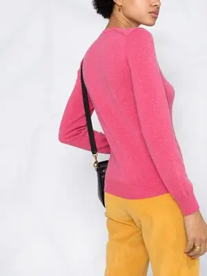 Play Comme Des Garcon V-neck Top - Pink