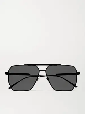 Bottega Veneta Aviator-style Metal Sunglasses
