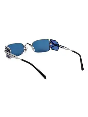 Matsuda Rectangle-frame Sunglasses - Silver