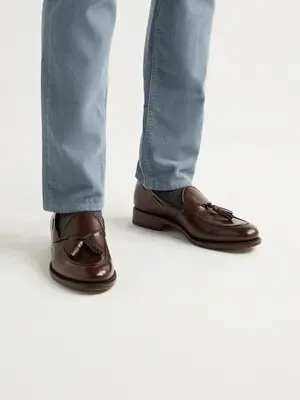Sid Mashburn Leather Tasselled Loafers Us 7