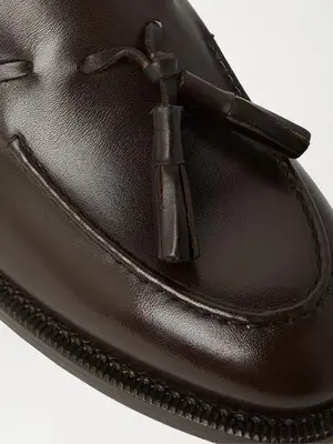 Sid Mashburn Leather Tasselled Loafers Us 7
