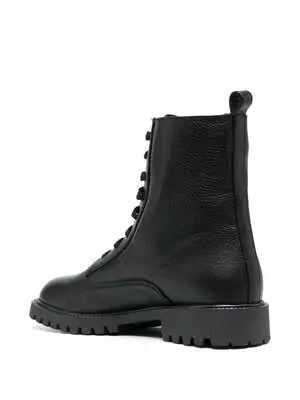 Philipp Plein Leather Lace-up Boots