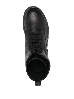 Philipp Plein Leather Lace-up Boots