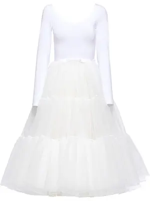 Miu Miu Ballerina Style Tulle Dress