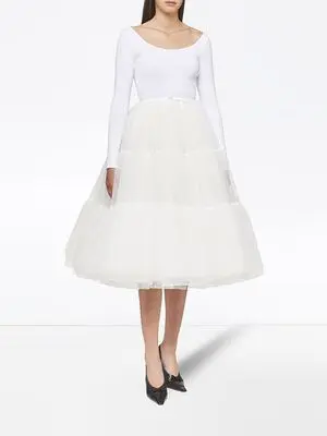 Miu Miu Ballerina Style Tulle Dress