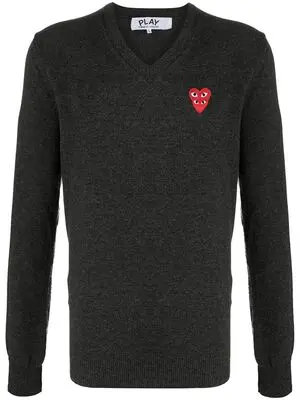 Play Comme Des Garcon Fine Knit Sweaters For Men