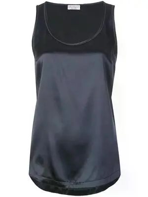 Brunello Cucinelli Silk Tank Top