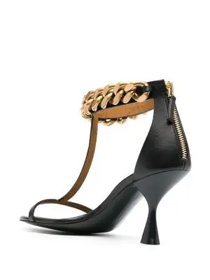 Stella McCartney Chain-link Strappy High Heel Sandals