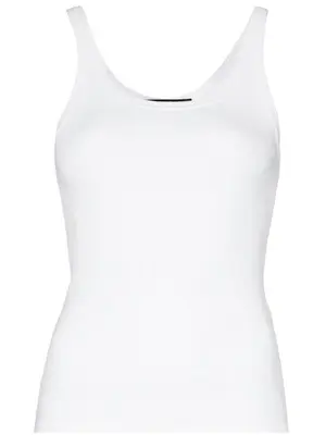 Ksubi Ribbed Tank Top - White