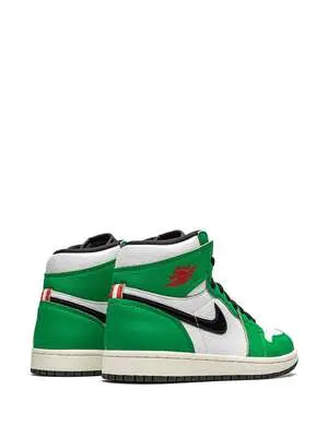JORDAN Air 1 Retro High Og Lucky Sneakers - Green