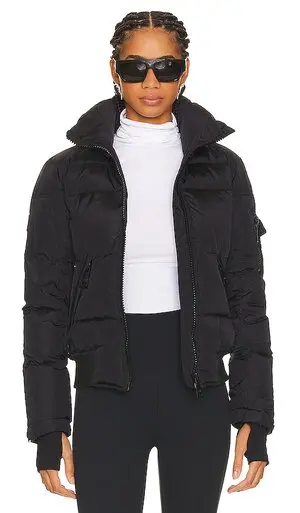 Women's Shearling Trim Puffer Jackets