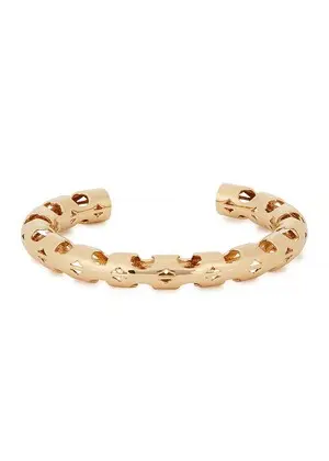 Tory Burch Serif-t Fretwork Cuff Bracelet