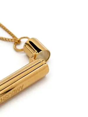 AMBUSH Pill Case Charm Necklace - Gold