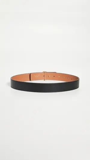Tory Burch Miller Reversible Belt - Black/new Cuoio/gold