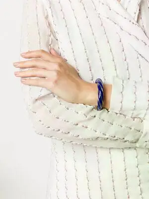 AURÉLIE BIDERMANN Diana Twist Cuff Bracelet - Blue