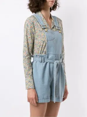 AMAPO - Eduarda Denim Dungarees