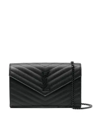 SAINT LAURENT Classic Cassandre Chain Wallet