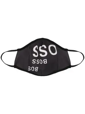 BOSS Logo Print Face Mask
