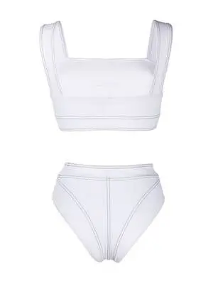 NOIRE SWIMWEAR Bralette Two-piece Bikini - White