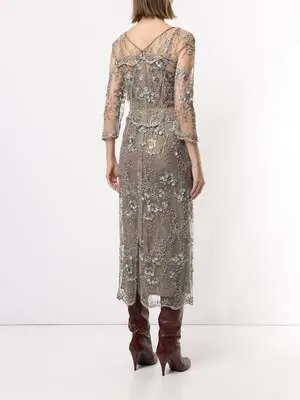 Antonio Marras Embroidered Cocktail Dress