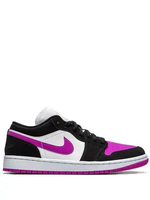 JORDAN Air 1 Low Cactus Flower Sneakers - Black