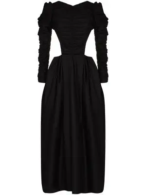 Khaite Rosaline Embellished Open-back Dress
