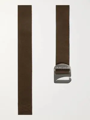 Filson Togiak 4cm Leather-trimmed Webbing Belt