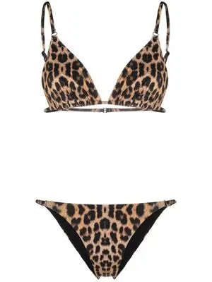 NOIRE SWIMWEAR Leopard Print Bikini