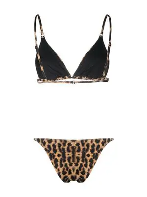 NOIRE SWIMWEAR Leopard Print Bikini