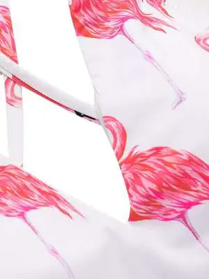 NOIRE SWIMWEAR Flamingo Print One-piece