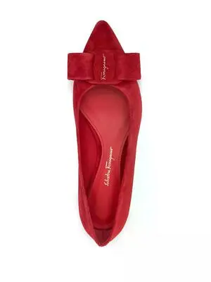 FERRAGAMO Viva Bow-detail Ballerina Shoes