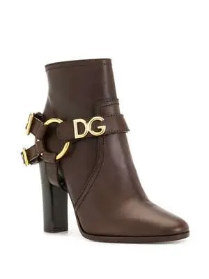 Dolce & Gabbana Buckled Ankle Booties