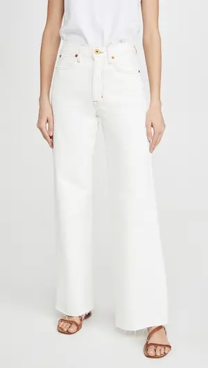 SLVRLAKE Grace Jeans - Natural White