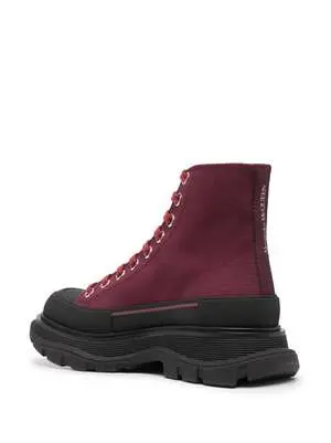 Alexander McQueen Lug Sole Lace-up Boots