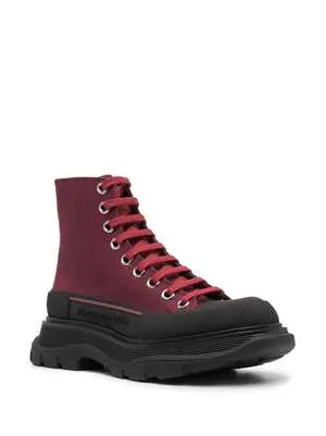 Alexander McQueen Lug Sole Lace-up Boots