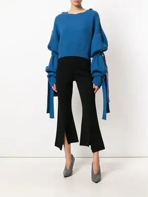Stella McCartney Cropped Asymmetric Trousers