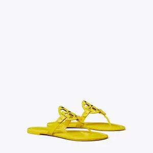Tory Burch Miller Patent Sandal Bright Yellow