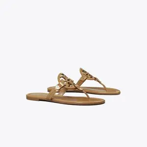 Tory Burch Miller Patent Sandal - Tan