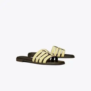 Tory Burch Ines Slides - Matte Sun/cocoa