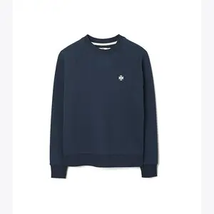 Tory Burch French Terry Raglan Crewneck