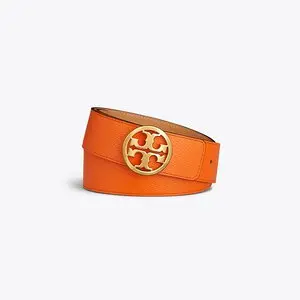 Tory Burch Tory Burch 1 1/2" Reversible Belt Mango/cardamom/gold
