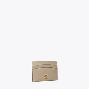 Tory Burch Robinson Card Case - Gray Heron