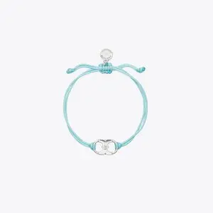 Tory Burch Embrace Ambition Bracelet Tory Silver/light Blue