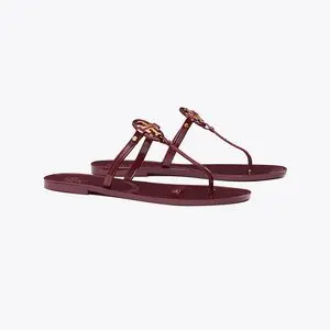 Tory Burch Mini Miller Jelly Sandal - Bordeaux