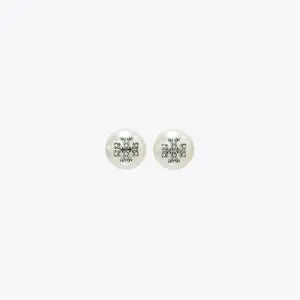 Tory Burch Moondance Pearl Stud Earrings - Tory Silver/pearl/crystal