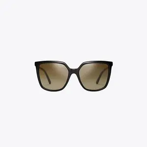 Tory Burch Tory Burch Miller Square Sunglasses Black