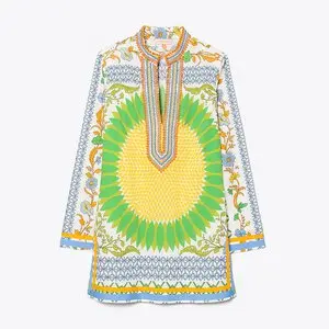 Tory Burch Tory Burch Embellished Tory Beach Tunic Giverny Engineer